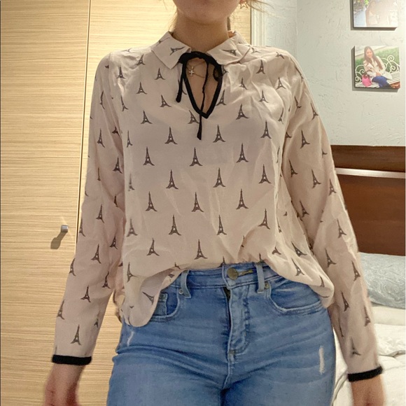 Forever 21 | Tops | Paris Blouse | Poshmark